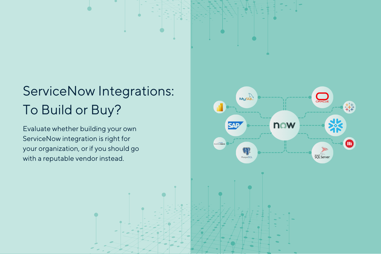 ServiceNow Integrations: To build or to buy? - Perspectium